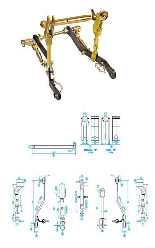 3 POINT KIT FOR MINI TRACTOR - JRS Parts
