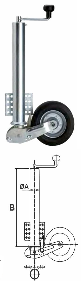 Trailer Automatic Jockey Wheel - JRS Parts
