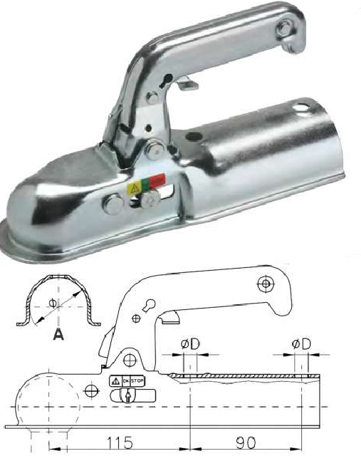 Trailer Ball Coupling - JRS Parts