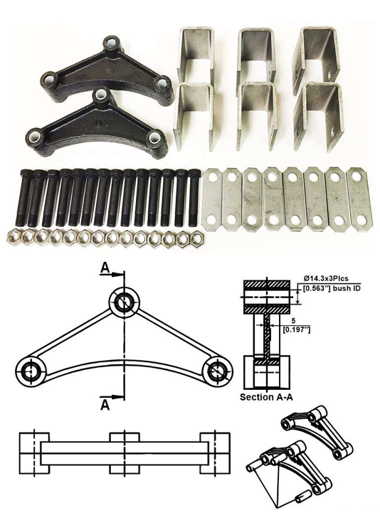 Trailer-Tandem Kit - JRS Parts