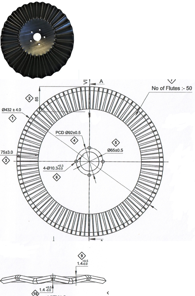 Wavy Disc - JRS Parts